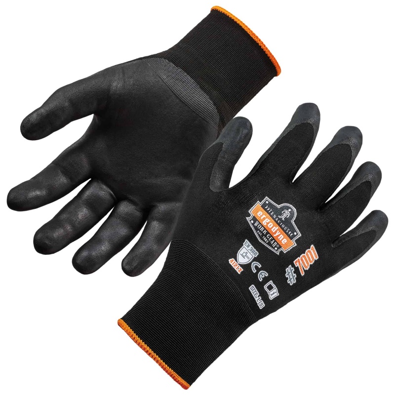 Ergodyne ProFlex 7001 Nitrile-Coated Dry Grip Gloves Ergodyne ProFlex 7001 Nitrile-Coated Dry Grip Gloves