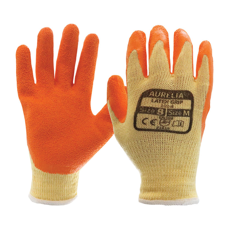 Aurelia 101 Dry Grip Orange Construction Gloves