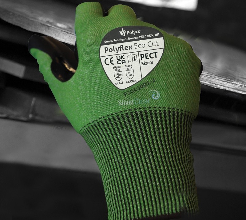 Polyco PECT Level F Sheet Steel Handling Touchscreen Gloves