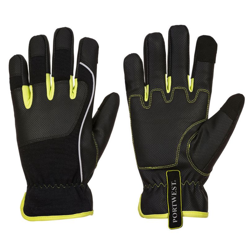 Portwest A771 Multi-Purpose Tradesman Black Work Gloves
