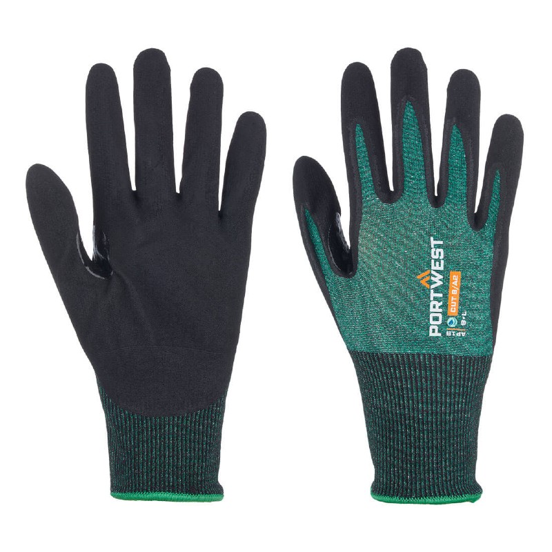 Portwest AP15-SG Nitrile Coated Abrasion Resistant Gloves