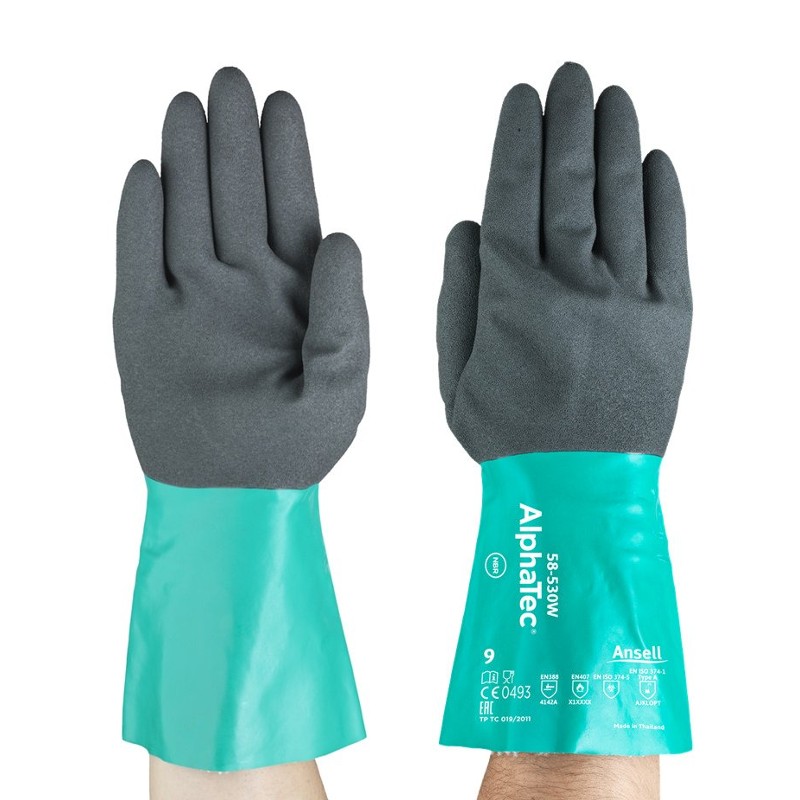 Ansell AlphaTec 58-530W Gauntlets