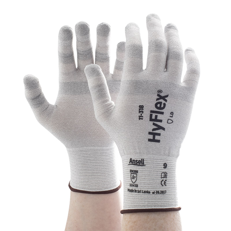 Ansell HyFlex 11-318 Diamond Dyneema Ergonomic Work Gloves