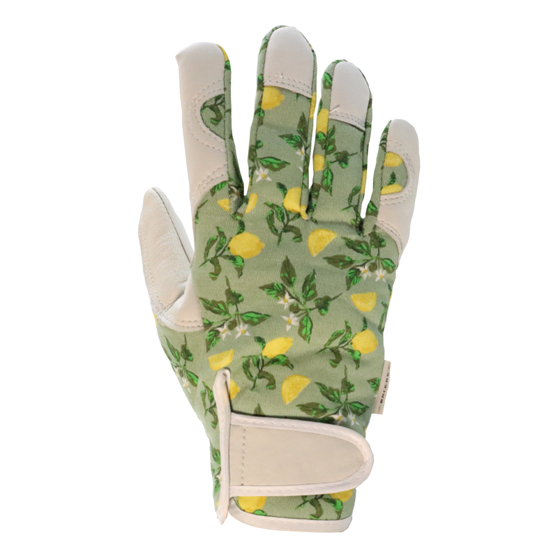 Briers Sicilian Lemon Smart Gardeners Leather Gloves