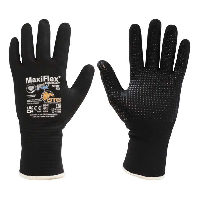 MaxiFlex Endurance Fully-Coated Dot Grip 42-847 Gloves