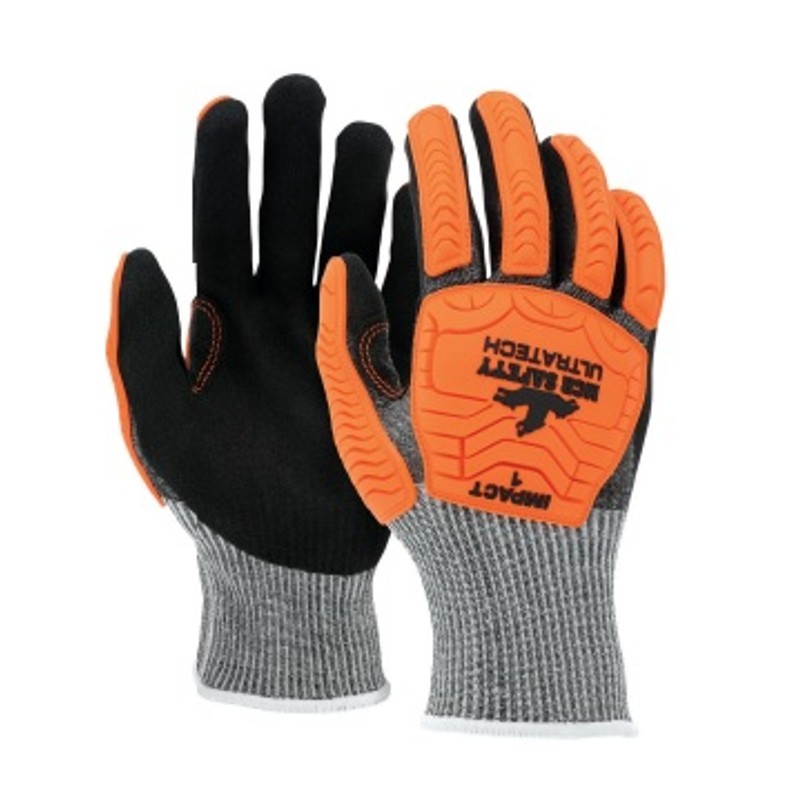 MCR Safety IP1052NS Cut Level D Nitrile-Coated Gloves