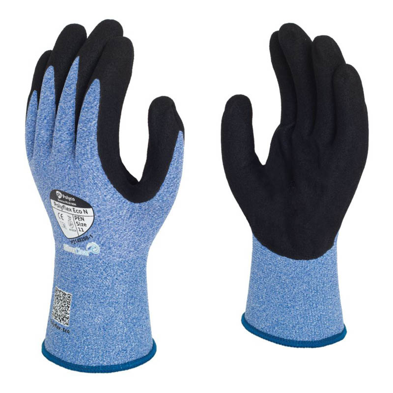 Polyco Polyflex Eco Durable Nitrile Gloves