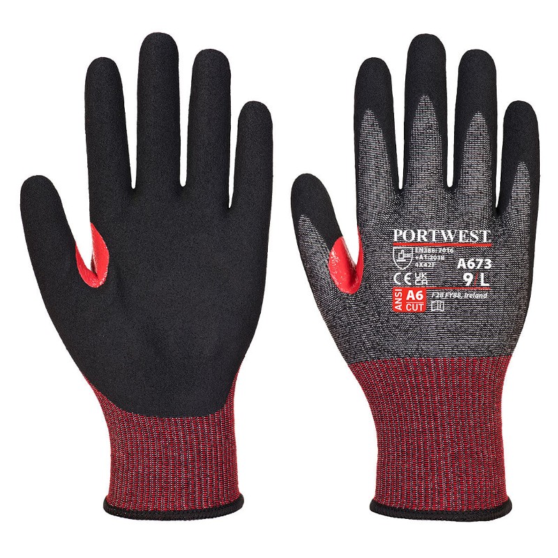 Portwest A673 Thin Level F Cut-Resistant Touchscreen Gloves
