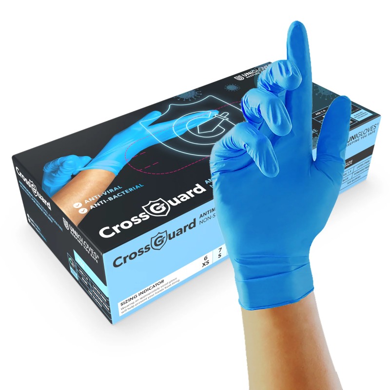 Unigloves CrossGuard GM010X Blue Gloves