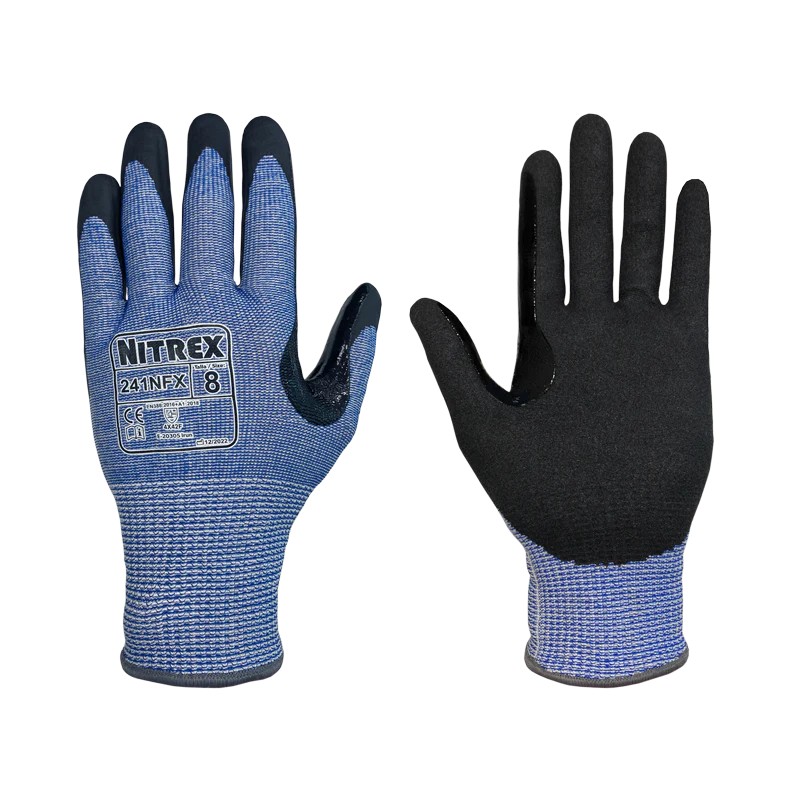 Unigloves Nitrex 241NFX Level F Cut-Resistant Grip Gloves