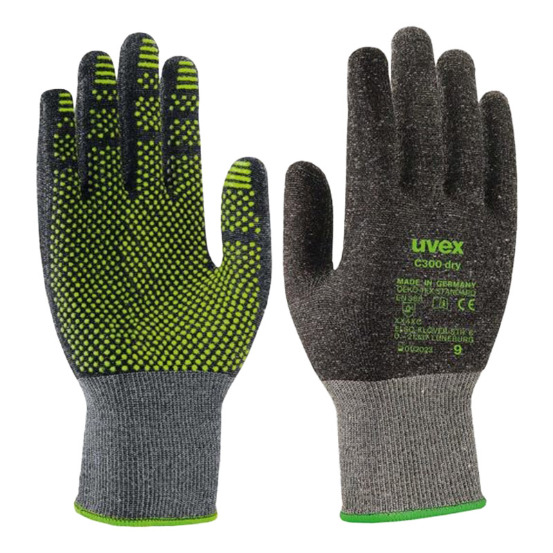 Uvex C300 Dry Cut Resistant Grip Gloves Uvex C300 Dry Cut Resistant Grip Gloves